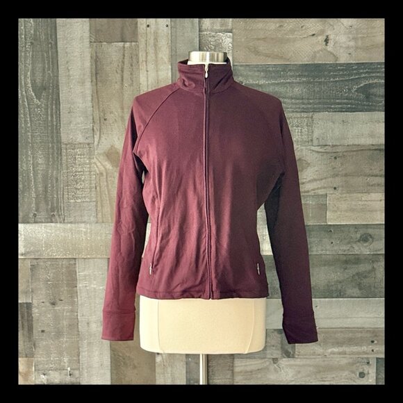 Lucy | Jackets & Coats | Lucy Cranberry Zip Up Jacket Large Sporty ...